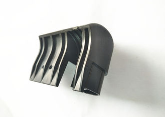 China PC Material Injection Plastic Molded Parts Black Color Prototype Service supplier
