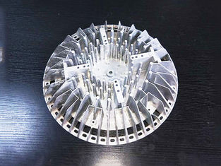 China Round Heat Sink Aluminum Alloy Parts Custom Processing Metal Profile Blade Radiator supplier