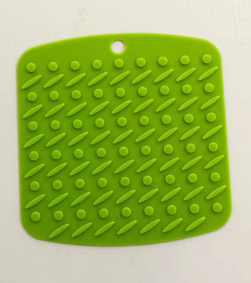 China Silicone Pot Holders Heat Insulation Pad Kitchen Table Mat Dinner Logo Customized supplier