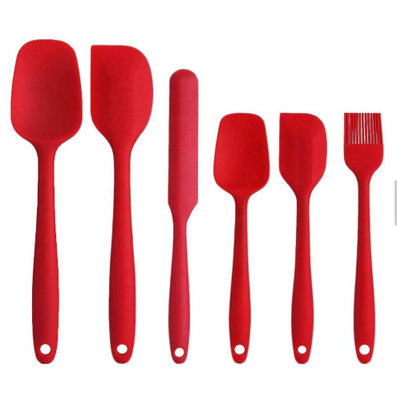 China Spatulas Utensil Silicone Kitchen Tools 6 Pieces Cooking Set Eco - Friendly supplier