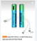 AAA Rechargeable Lithium Batteries 1.5V 400mAh Capacity Cylinder Shape Durable supplier