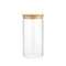 Bamboo Lid Glass Kitchenware Borosilicate Air Tight Food Glass Storage Containers Jars supplier