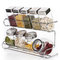 No Drilling Screw Steel Wall Mounted Kitchen Spice Rack Easy Installation With Hook supplier