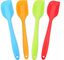 4 Pieces Set Silicone Mold Tools Non Stick Rubber Spatulas With Stainless Steel Core supplier