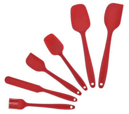 Spatulas Utensil Silicone Kitchen Tools 6 Pieces Cooking Set Eco - Friendly supplier